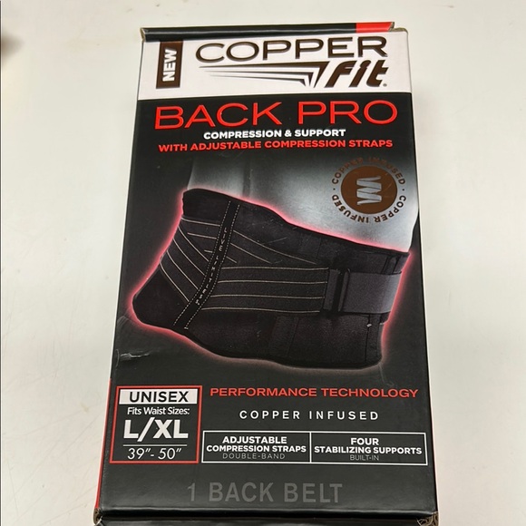 Copper Fit | Cell Phones & Accessories | Copper Fit Back Pro Belt Black ...